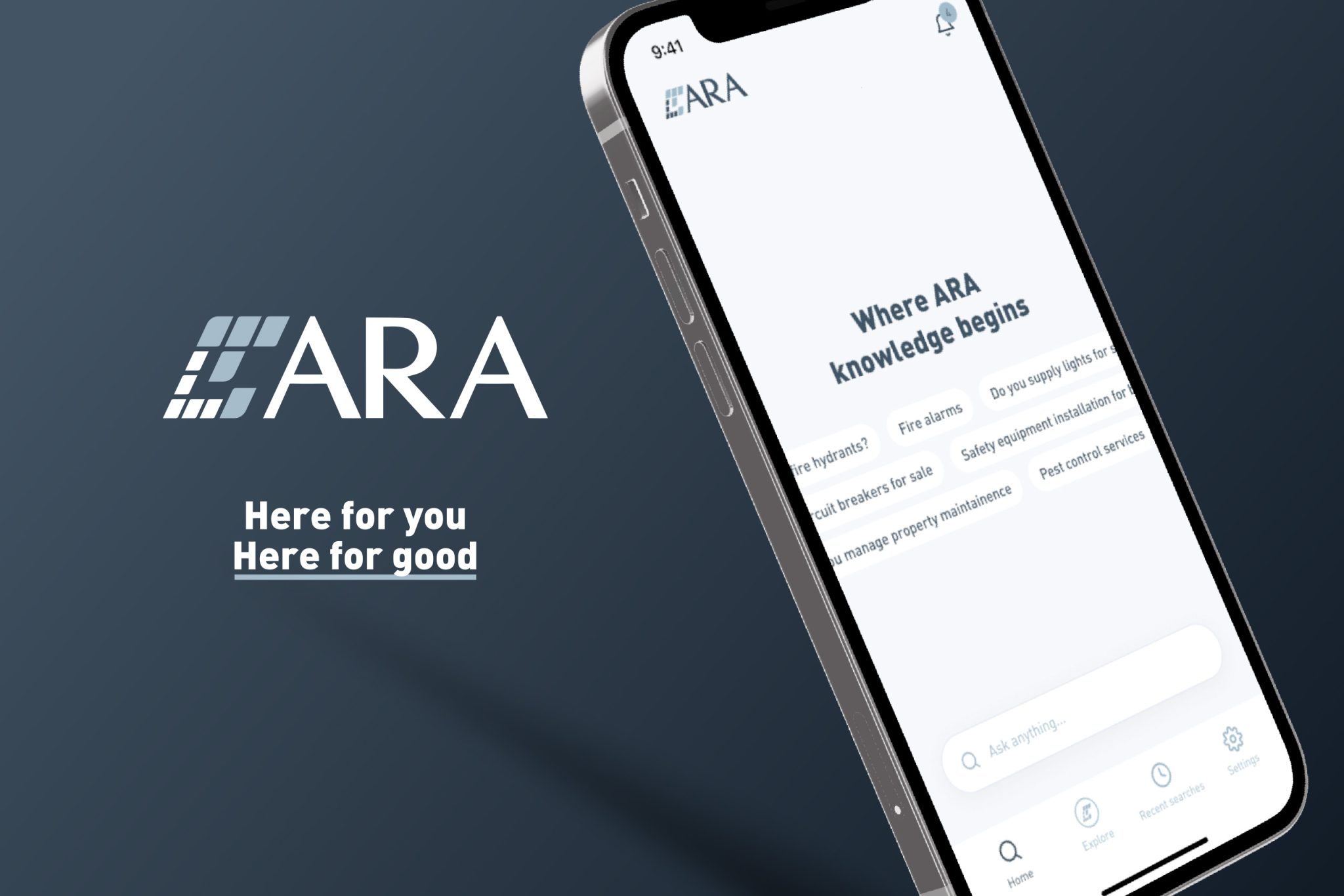 The ARA Group APP - Imagine Having the Entire ARA Group in Your Pocket - ARA. Here for you. Here ...